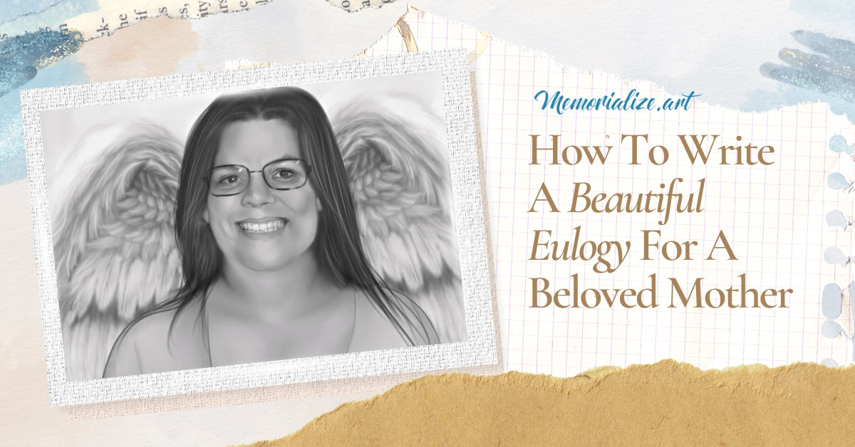 How To Write A Beautiful Eulogy For A Beloved Mother | Memorialize Art