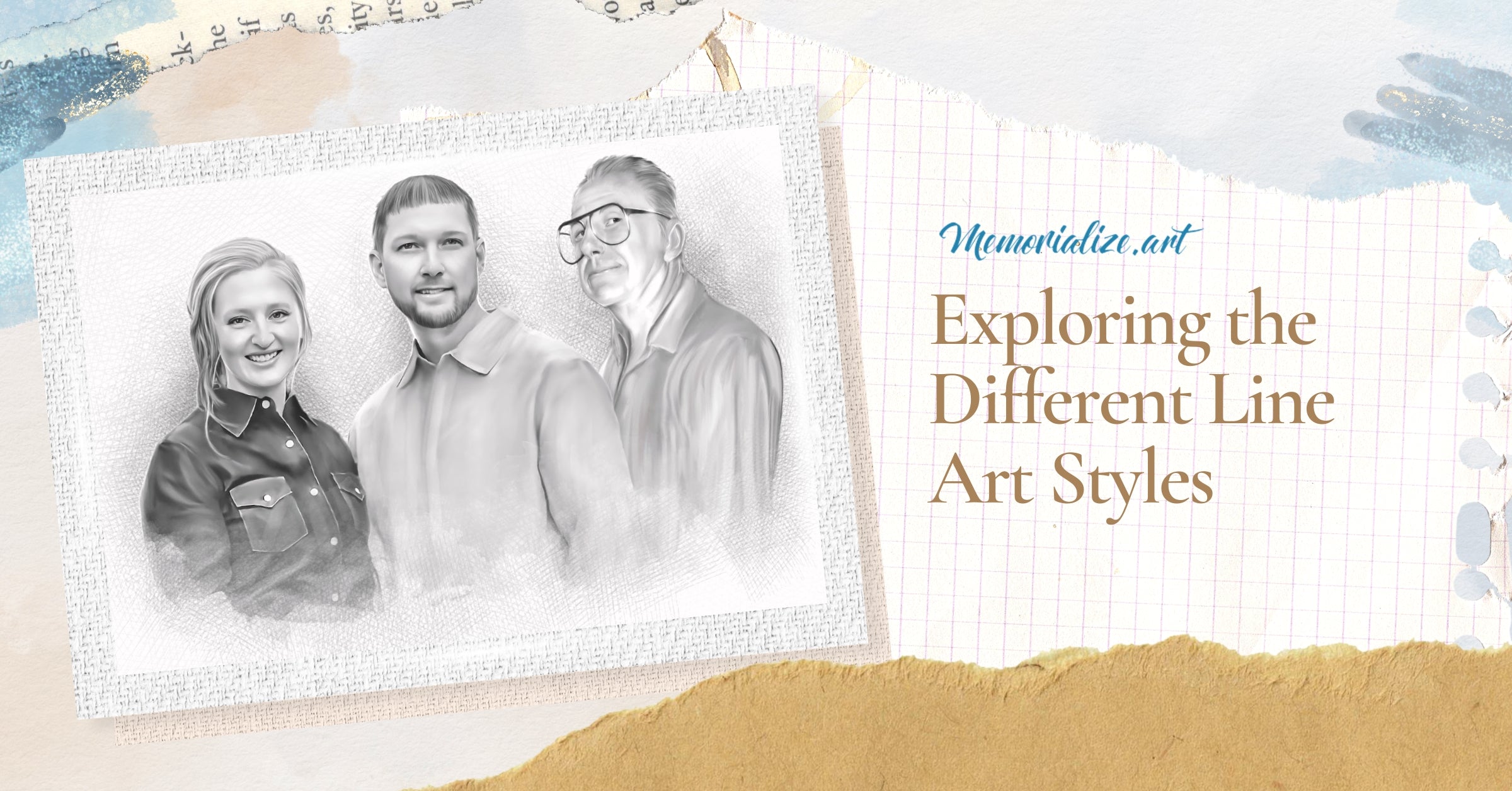 Exploring the Different Line Art Styles | Memorialize Art