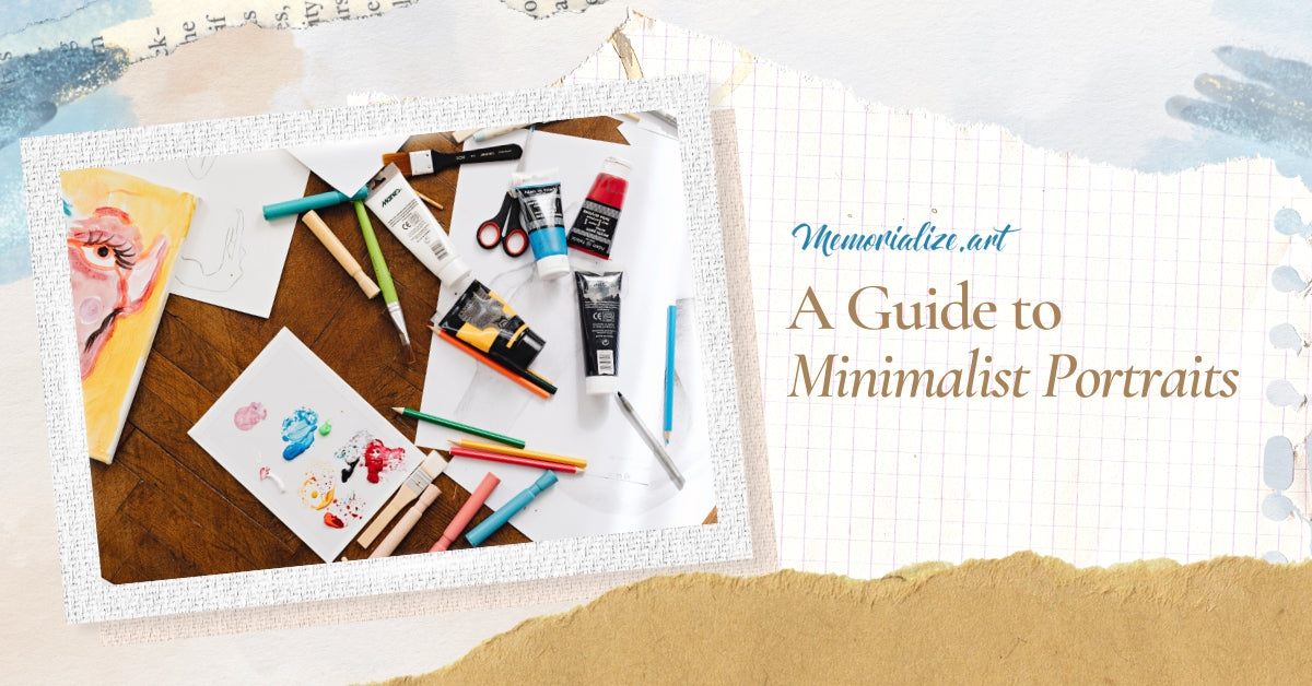 A Guide to Minimalist Portraits | Memorialize Art