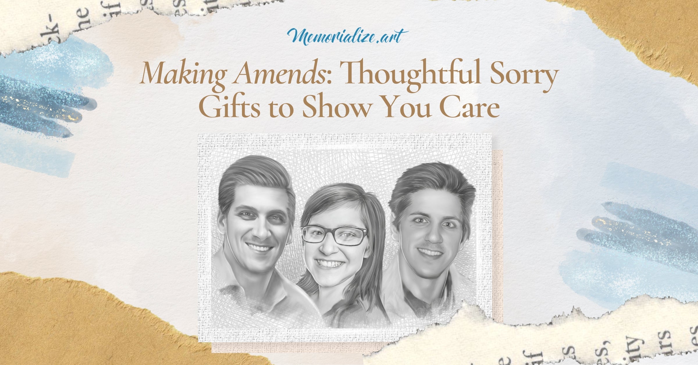 9 Unique Thoughtful Sorry Gifts to Show You Care | Memorialize Art