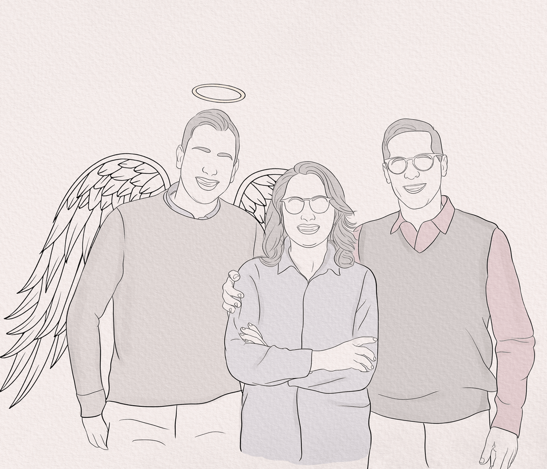 Custom Memorial Line Art | Memorialize Art